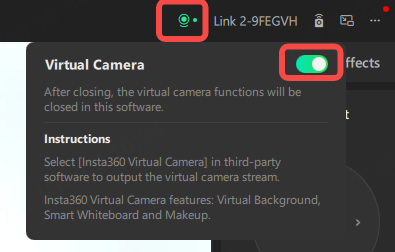 Link/Link 2/Link 2C Cannot Use Virtual camera features (eg, bokeh ...